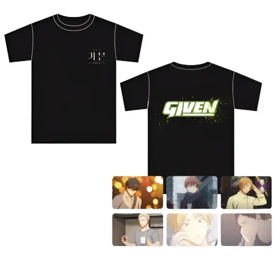 Given x Toonique - T-shirt & Photocards Set – Harumio