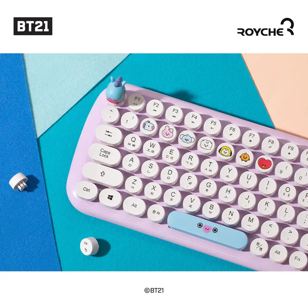 BT21 x Royche - Baby Retro Keyboard Keycap Set – Harumio