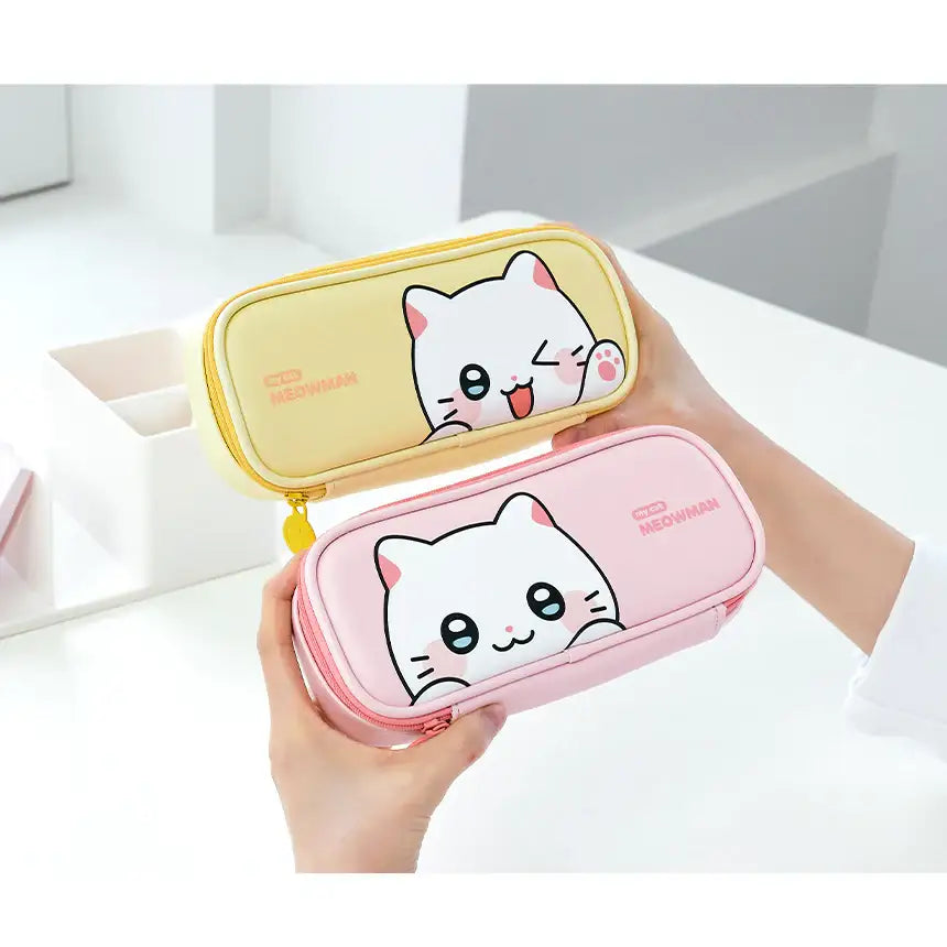 Meow Man - Rectangular Multipouch – Harumio