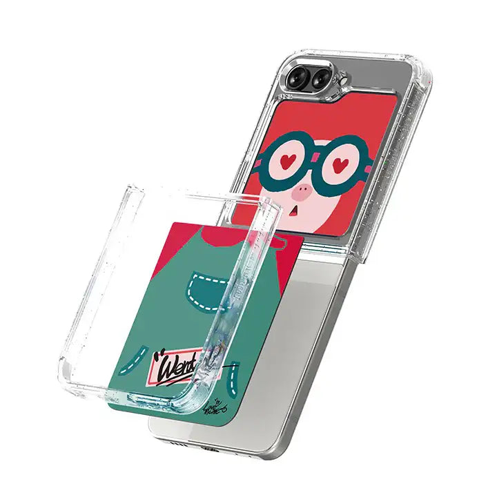 SLBS - MEME Heart Eyes Flip Suit Card (Galaxy Z Flip5) – Harumio