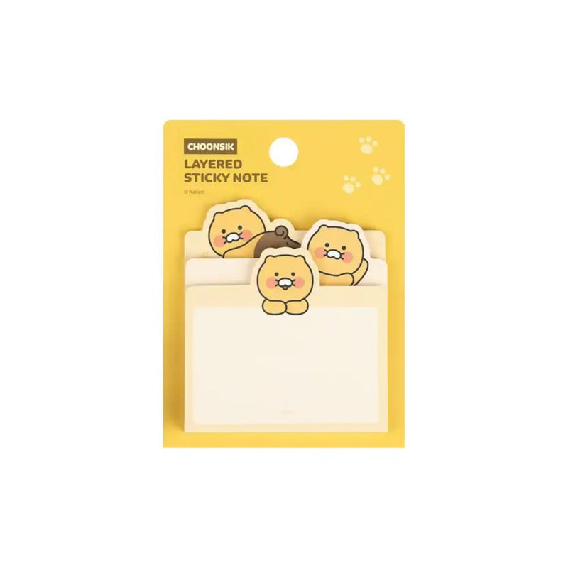Kakao Friends - Choonsik Face 3-Layered Sticky Note – Harumio