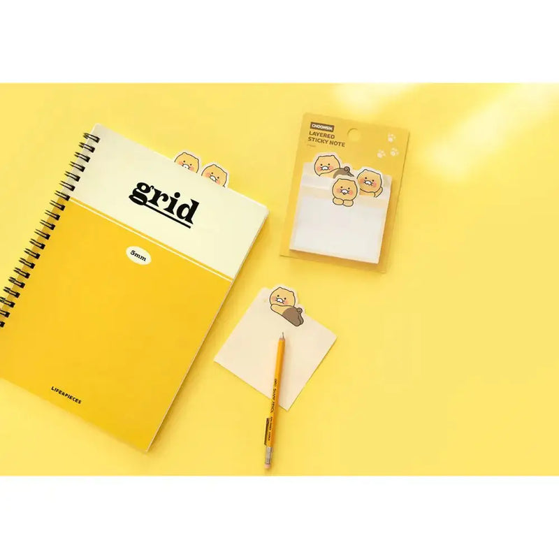 Kakao Friends - Choonsik Face 3-Layered Sticky Note – Harumio