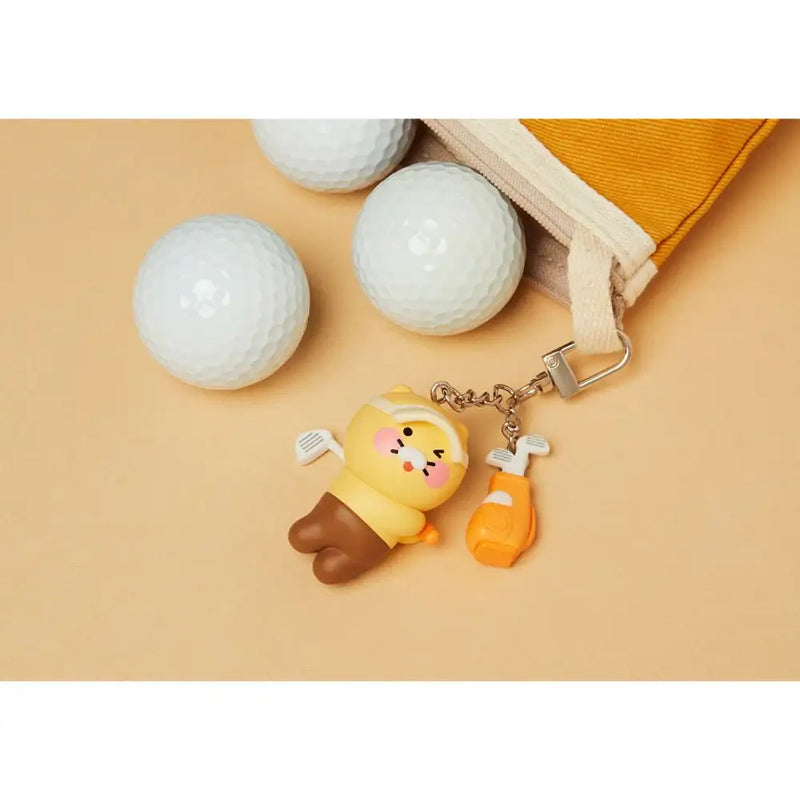 Kakao Friends - Choonsik Golf Figure Keyring – Harumio