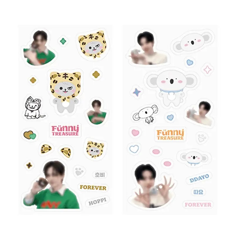 TREASURE - Funny Treasure - Clear Sticker Set – Harumio