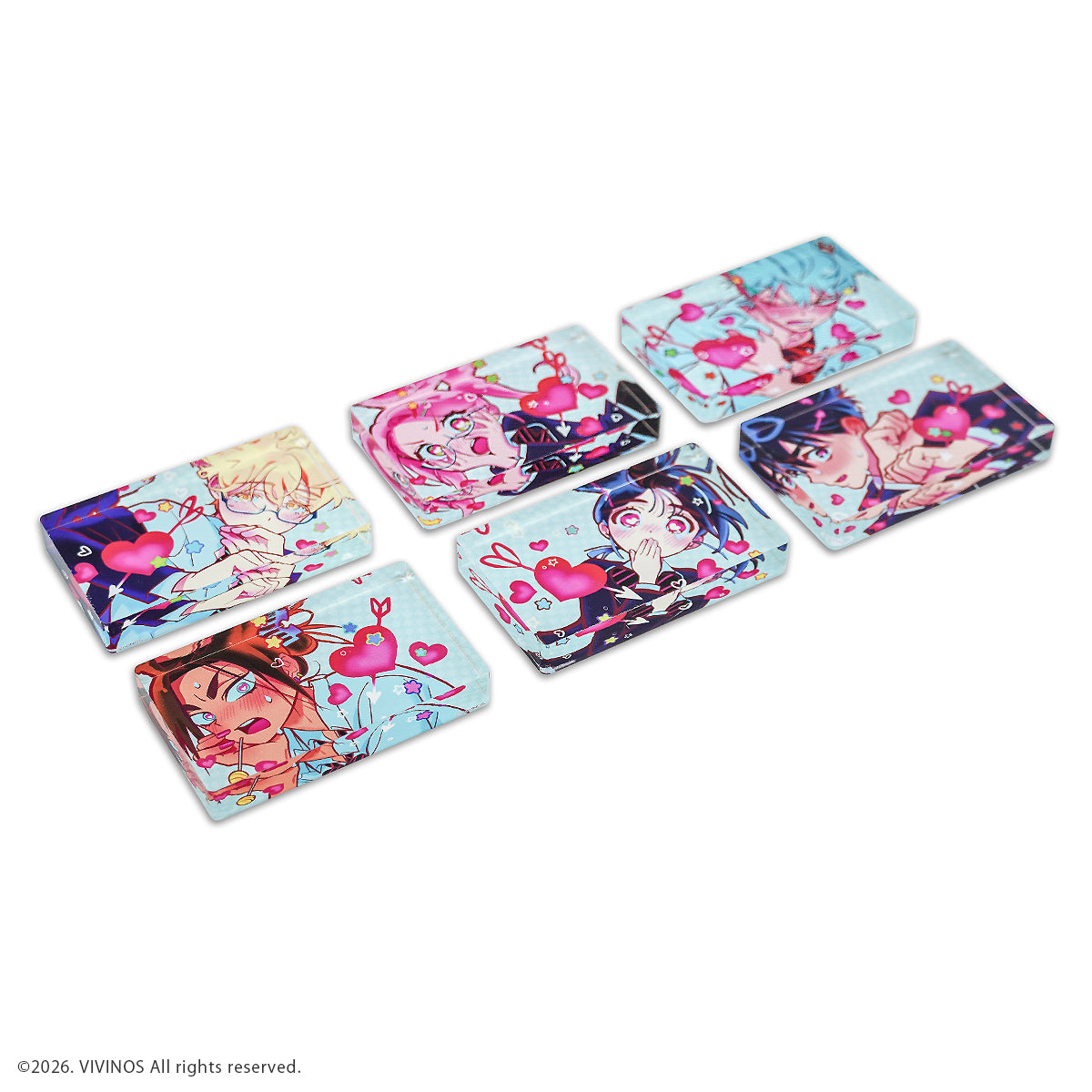 ALIEN STAGE × FUMOKORE Mini Acrylic Block – Harumio
