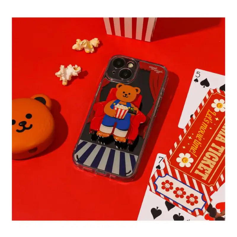 Wiggle Wiggle - iPhone Transparent Case & Big Griptok Set 3 – Harumio
