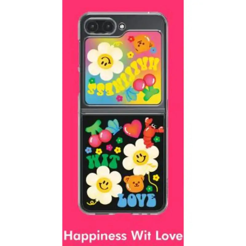 Wiggle Wiggle - Galaxy Z Flip 5 Transparent Case – Harumio