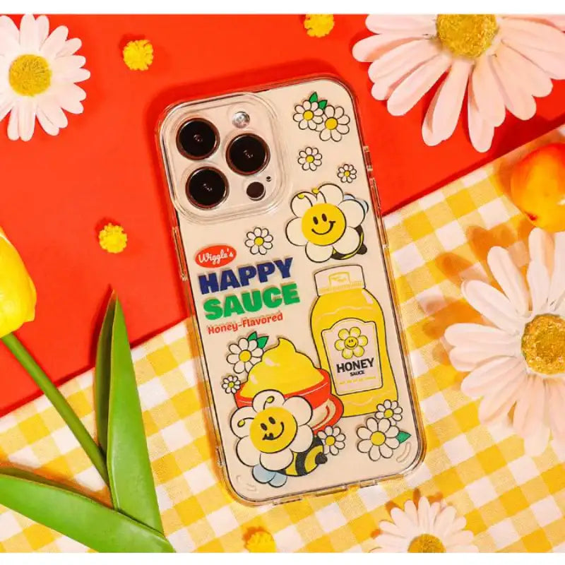 Wiggle Wiggle - iPhone Transparent Case 4 – Harumio