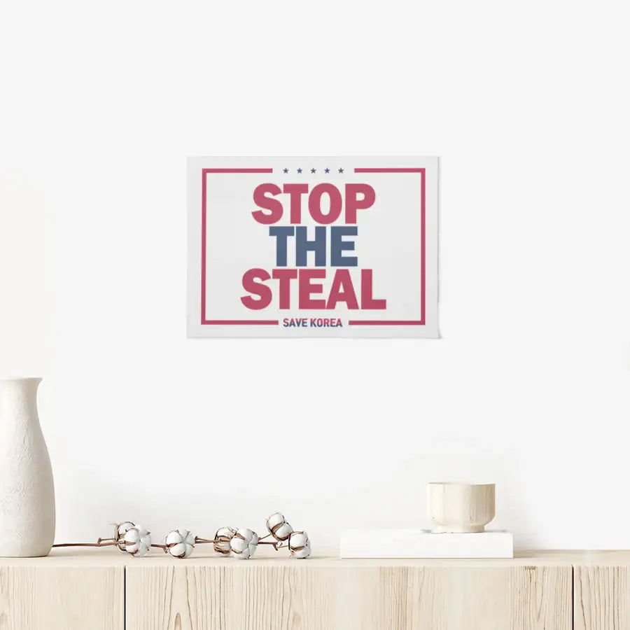 Pento - Stop the Steal A3 Fabric Poster – Harumio