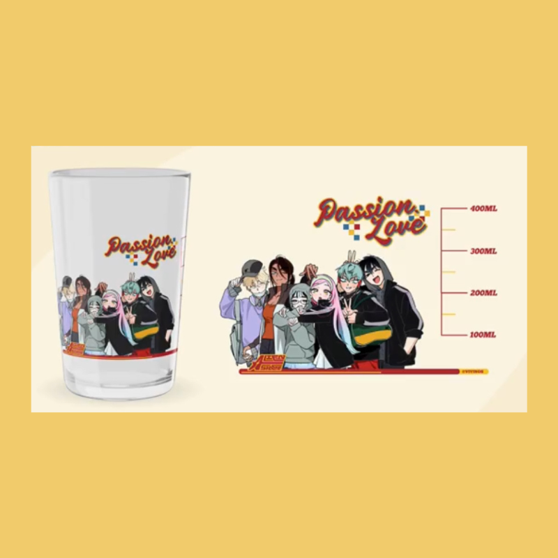 Alien Stage Partner Series - Glass Cup with Measurement Scale – Harumio