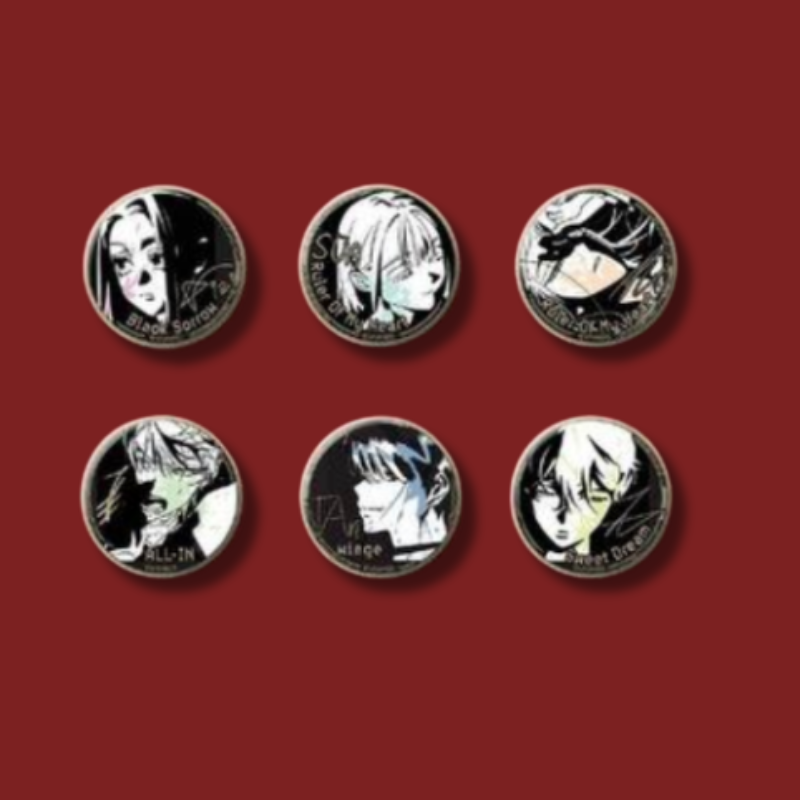 Alien Stage Karmic Angel - Character Metal Badge – Harumio