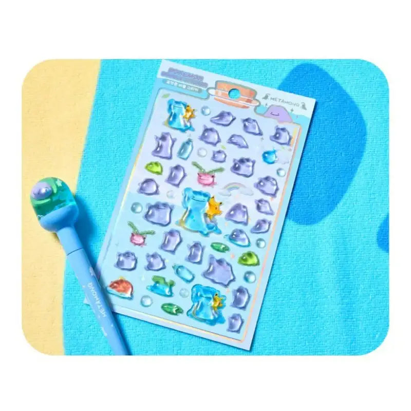 Pokémon Transform METAMONG Lapras & Pikachu Bubble Sticker – Harumio