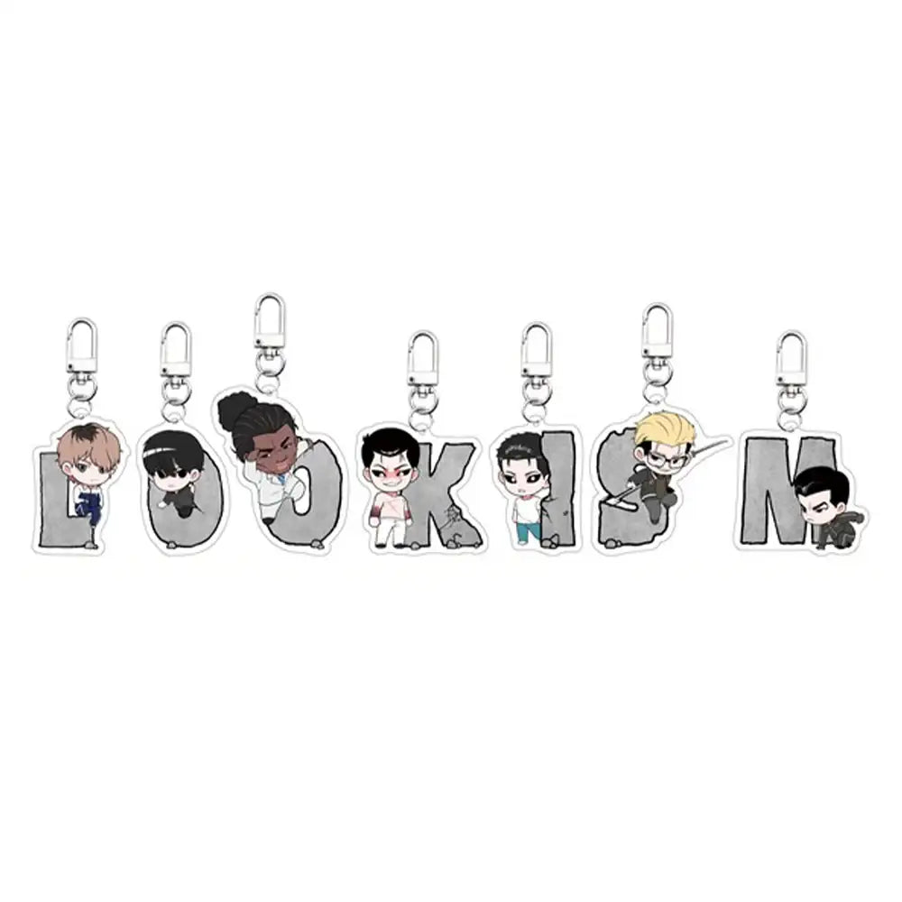 Lookism: Catch Gun Park Pop-up Store - Alphabet Keyring – Harumio