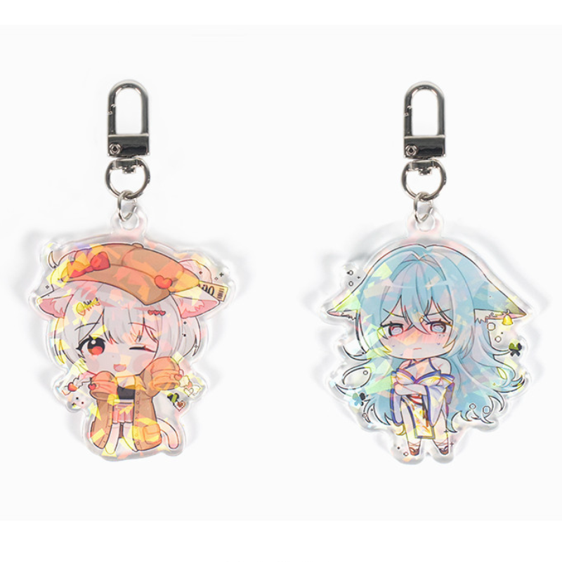 Kimchu & Kumine - Hologram Acrylic Keychain (2 Types) – Harumio