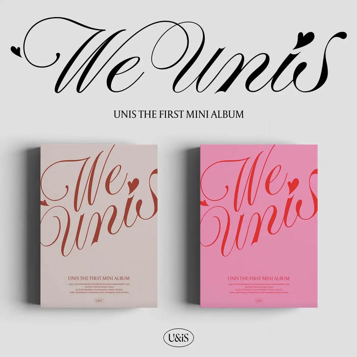 UNIS - WE UNIS : 1st Mini Album – Harumio