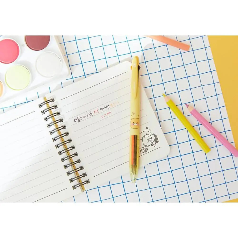 Kakao Friends - Choonsik Little Sketchbook 3-Color Multi-Pen – Harumio