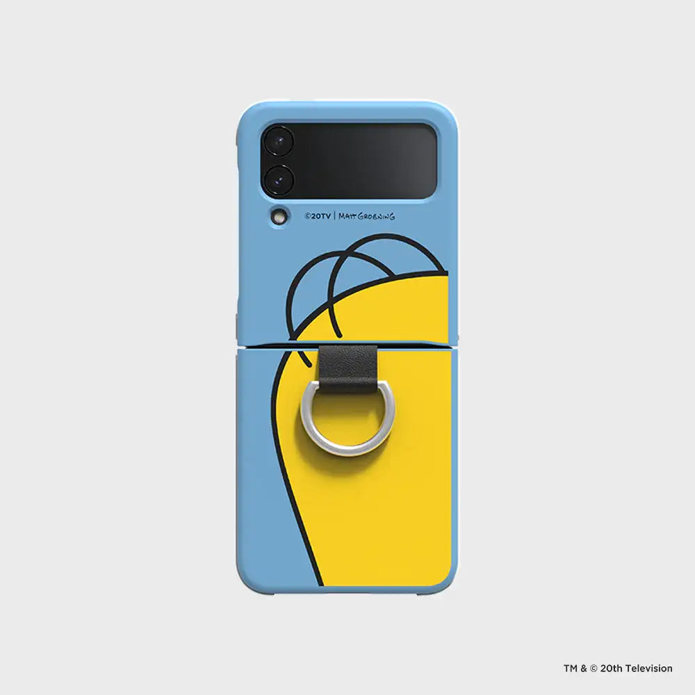SLBS - Eco Lens Homer Simpson Cover with Ring (Galaxy Z Flip4) – Harumio