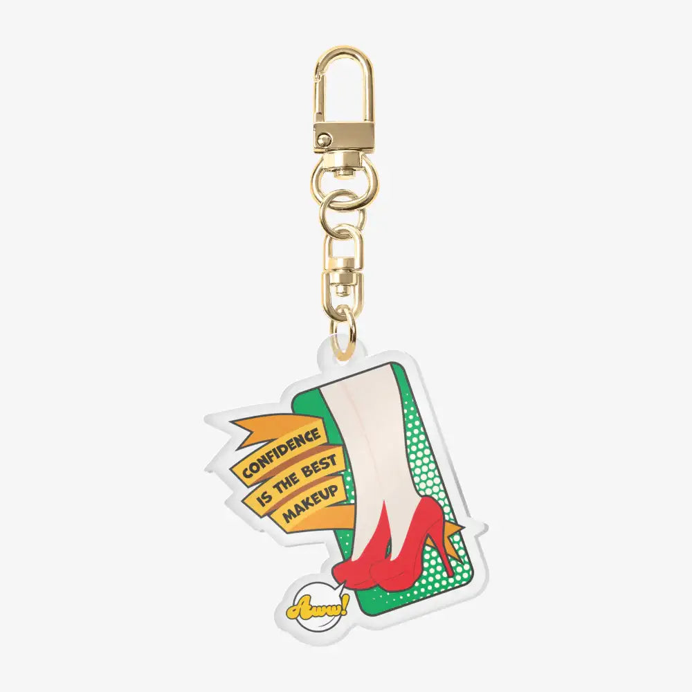 studioAM - Prideful Red Shoes Acrylic Keyring – Harumio