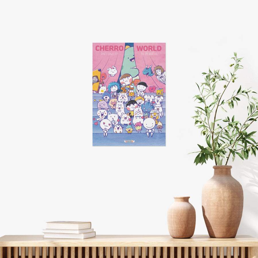 Cherro World - You are Amazing! A3 Poster – Harumio