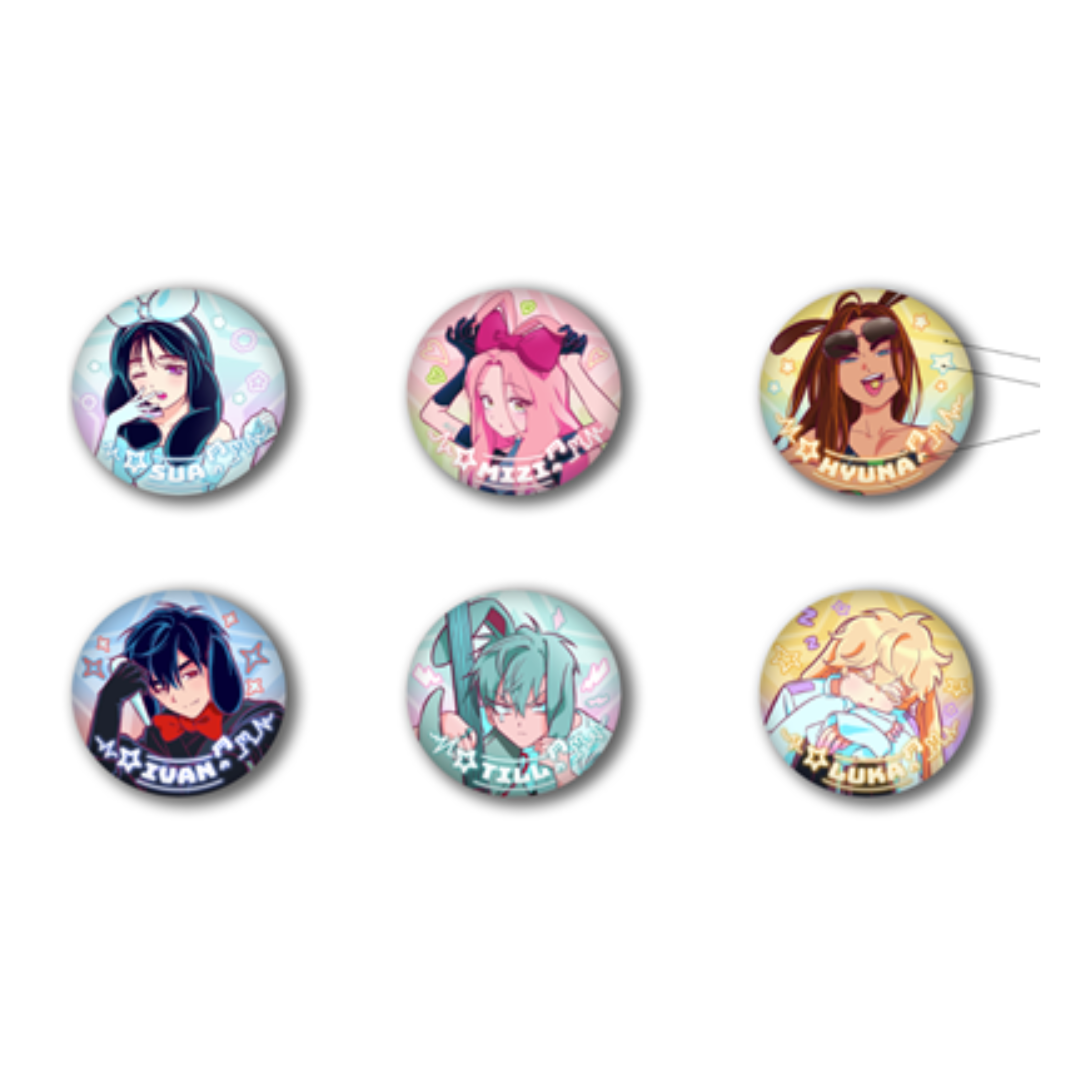 Alien Stage Rabbit Series Badge Blind Box – Harumio