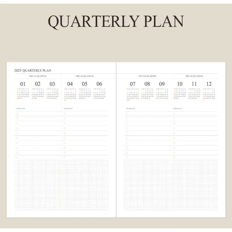 INDIGO - 2023 Official Big Monthly Scheduler – Harumio