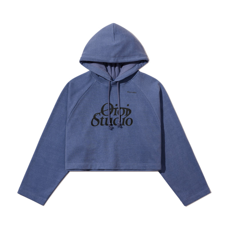 O!Oi x NewJeans - Loop Logo Crop Hoodie – Harumio