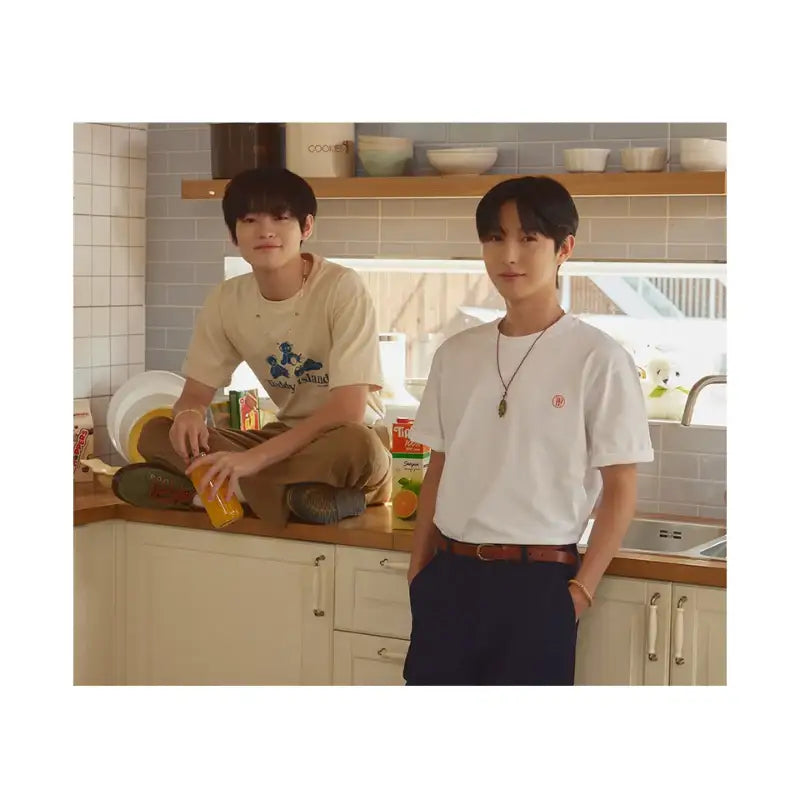 NCT Dream x Teddy Island - Orange Logo T-shirts – Harumio