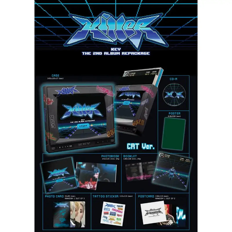 Key (SHINee) - Killer : 2nd Album Repackage (CRT Version) – Harumio