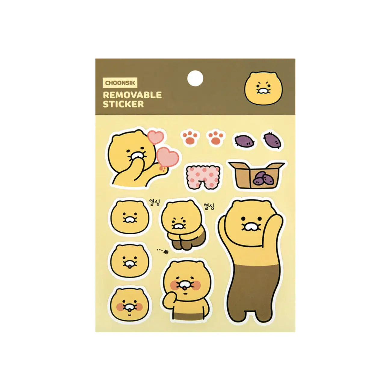 Kakao Friends - Choonsik Removable Sticker – Harumio