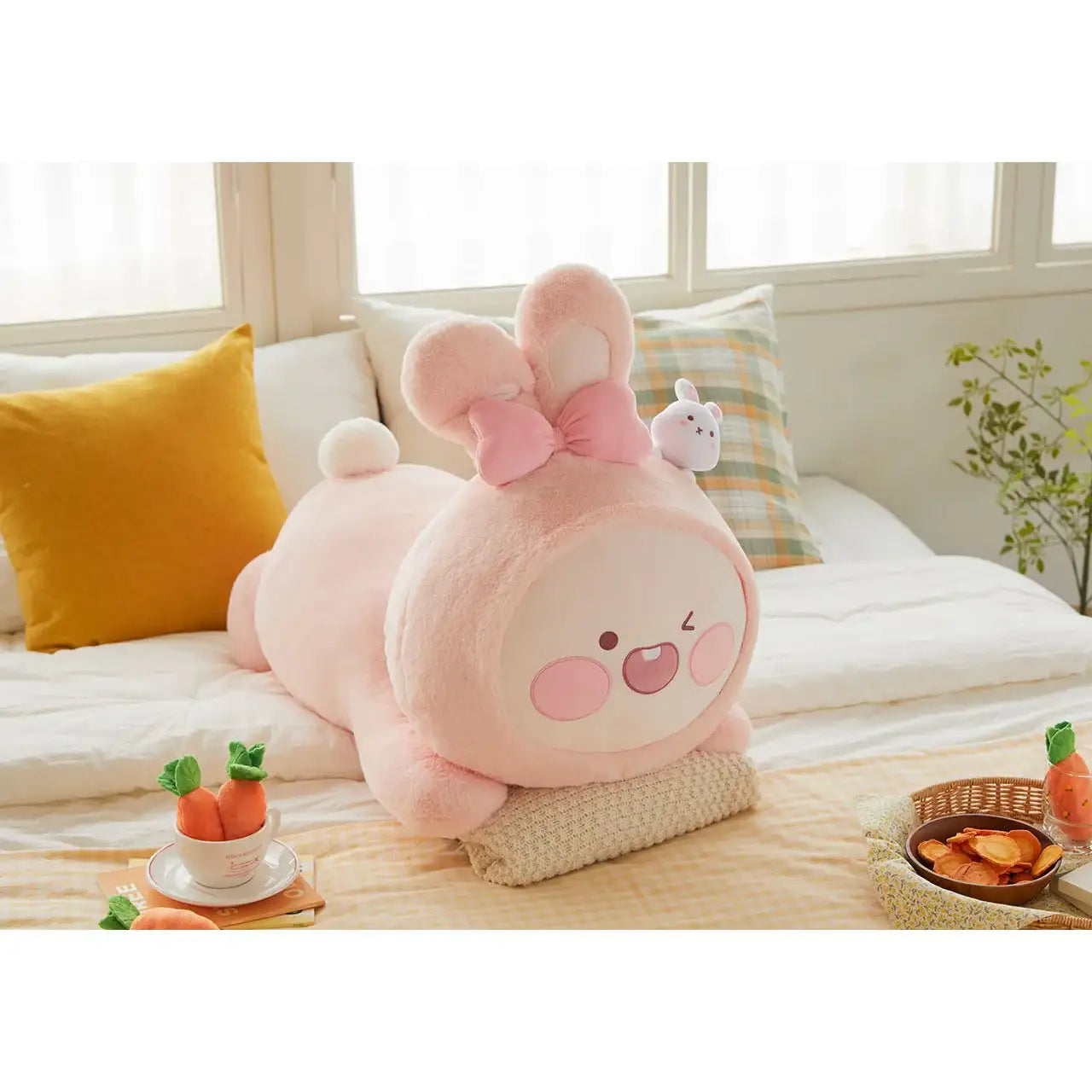 Kakao Friends - Rabbit Apeach Mega Body Pillow – Harumio