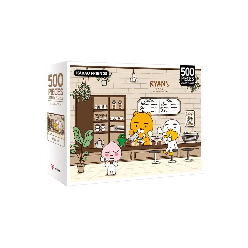 Kakao Friends - Ryan's Cafe Jigsaw Puzzle (500 pcs) – Harumio