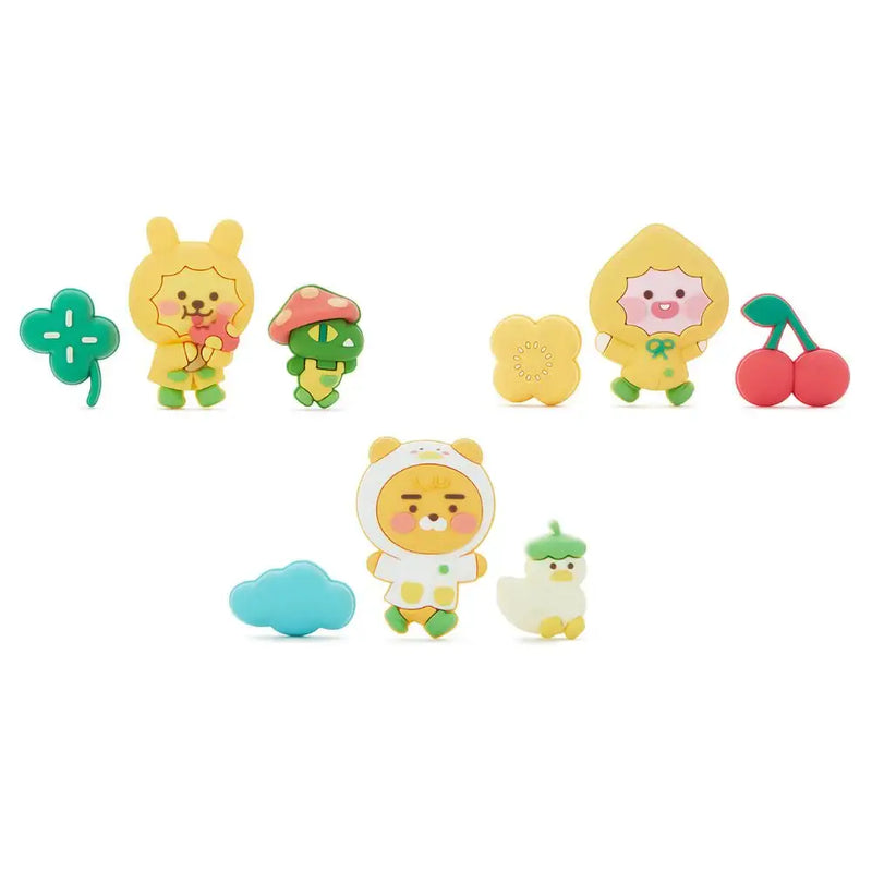 Kakao Friends - Rainy Garden Silicon Charm Set – Harumio