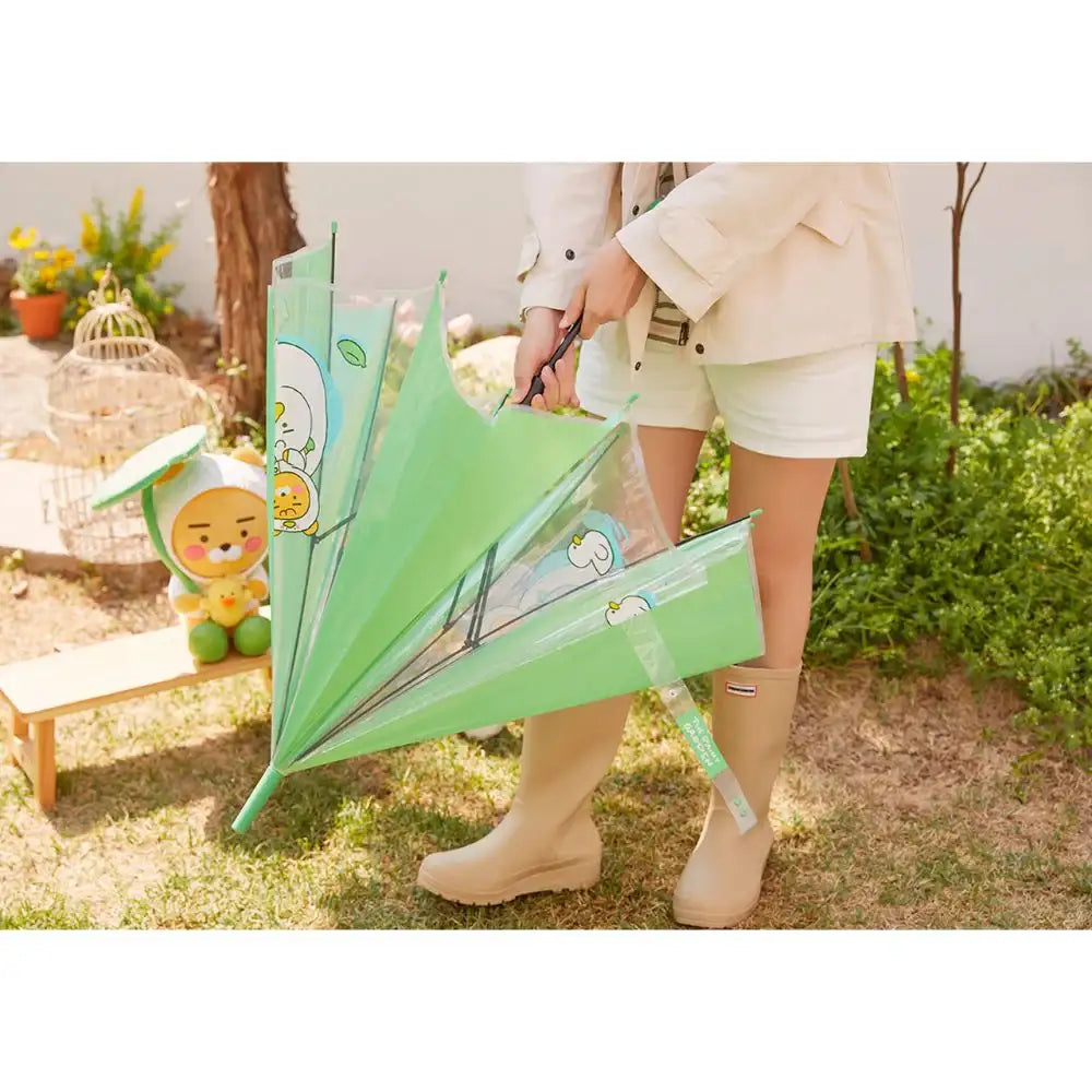Kakao Friends - Rainy Garden Transparent Umbrella – Harumio