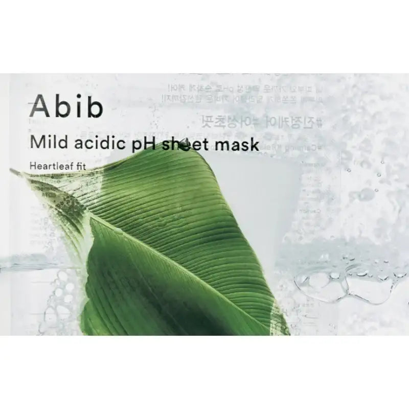 Abib - Mild Acidic pH Sheet Mask Heartleaf Fit Set – Harumio