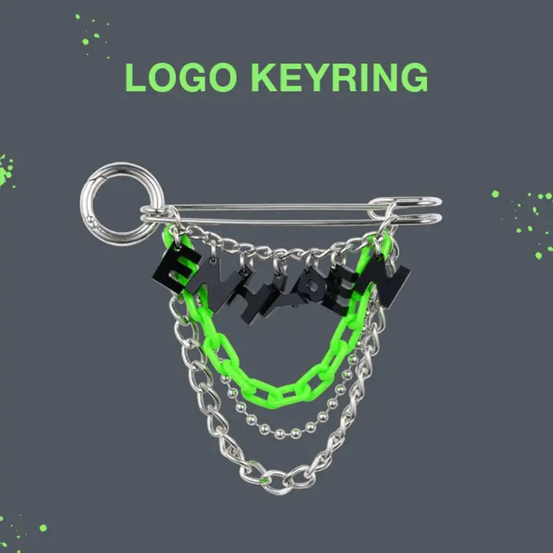 ENHYPEN - SADAME - Logo Keyring – Harumio