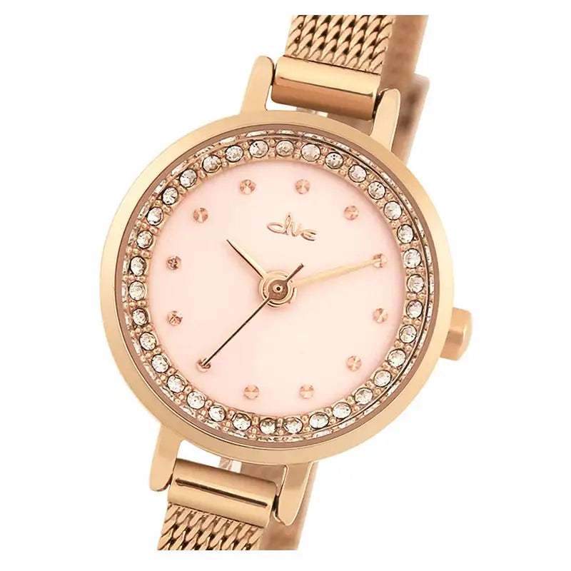 CLUE - Round Cubic Point Mesh Watch – Harumio