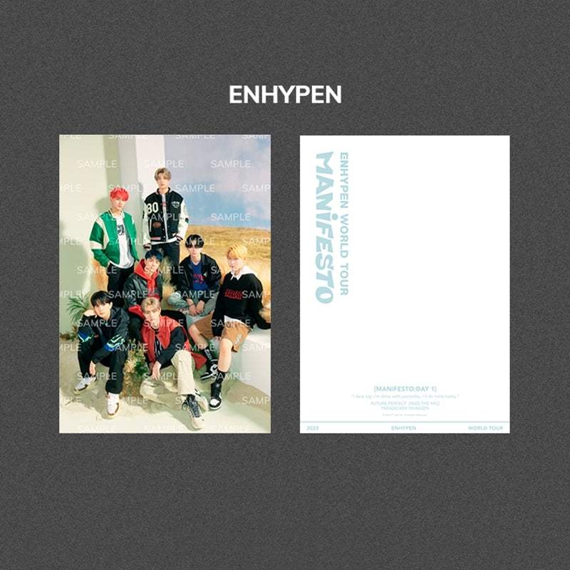 ENHYPEN - MANIFESTO - Mini Poster Set – Harumio