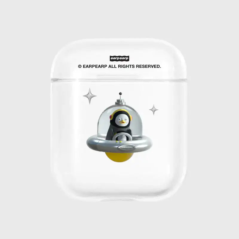 Earpearp x Pengsoo - Spaceship Pengsoo AirPods Clear Case – Harumio