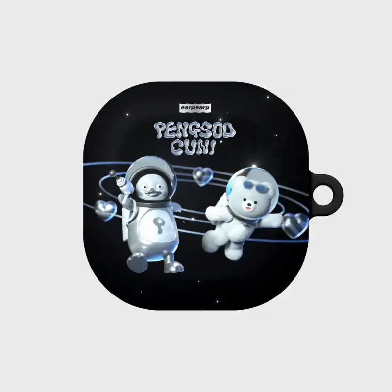 Earpearp x Pengsoo - Space Friends Buds Hard Case (Black) – Harumio