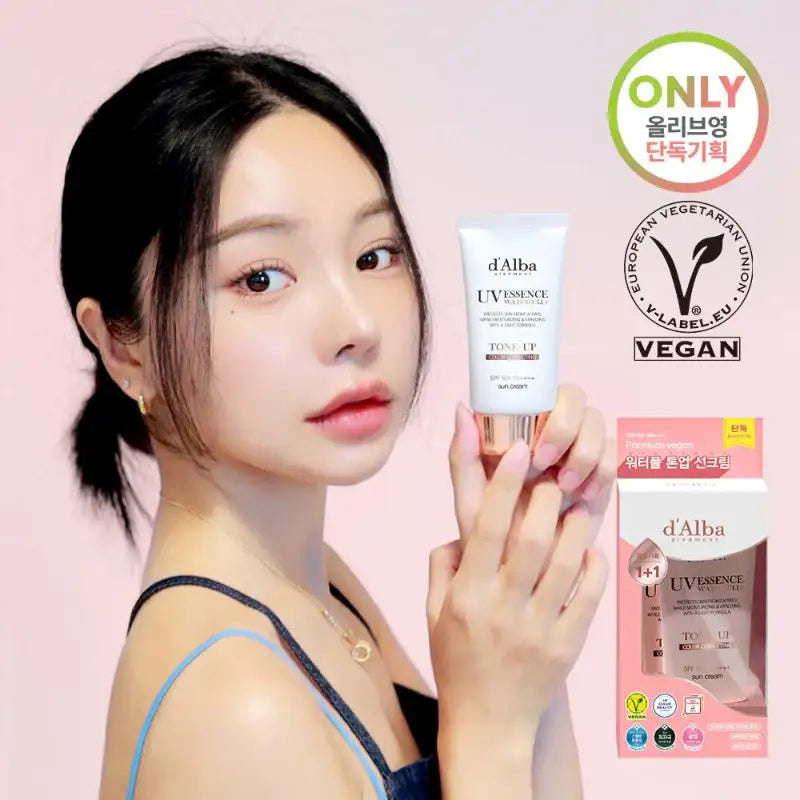 d'Alba - Waterfull Tone-Up Sun Cream - Duo Set – Harumio