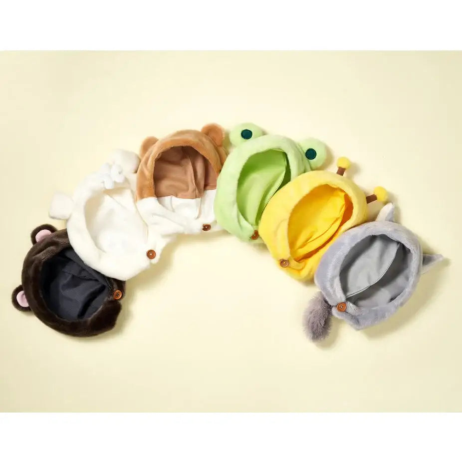 TWOTUCKGOM - Animal Costume Sitting Plush Doll and Hat – Harumio