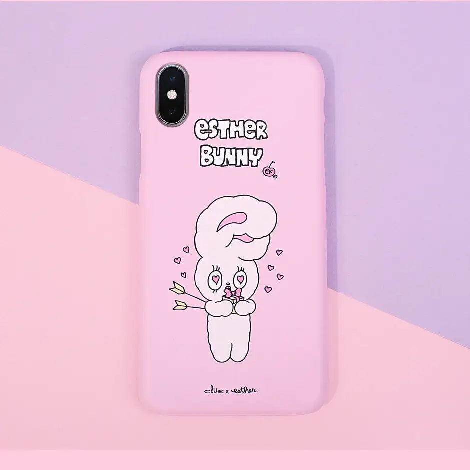 Clue X Esther Bunny - Shy Esther Bunny Hard Cell Phone Case for iPhone ...