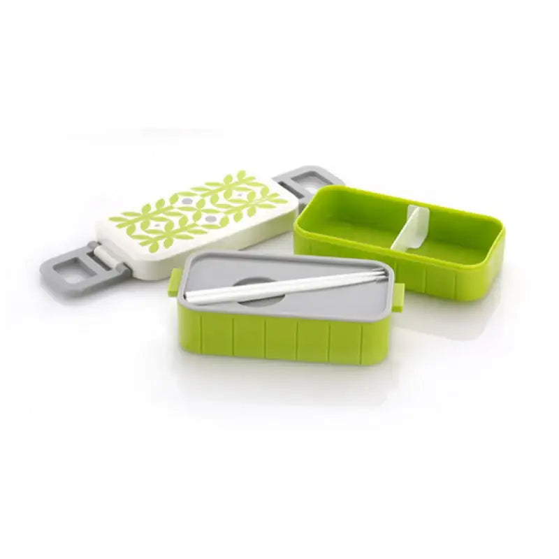 Neoflam - Citrus Rectangular 2 Tier Lunch Box – Harumio