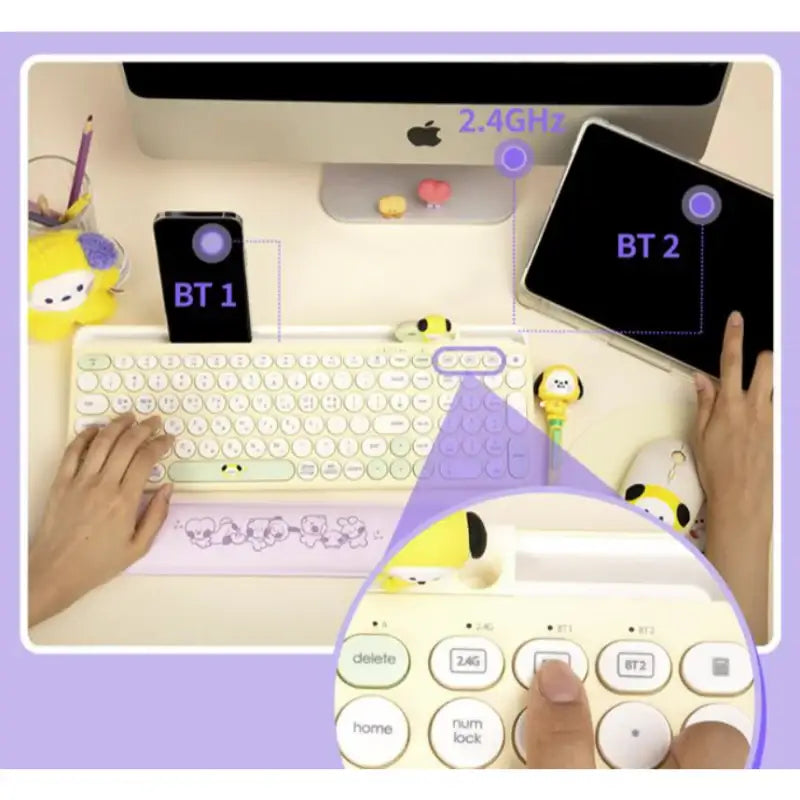 BT21 - Minini Multi Pairing Wireless Keyboard – Harumio