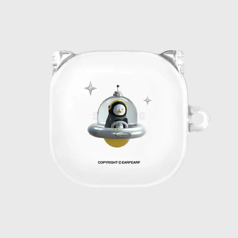 Earpearp x Pengsoo - Spaceship Pengsoo Buds Clear Hard Case – Harumio
