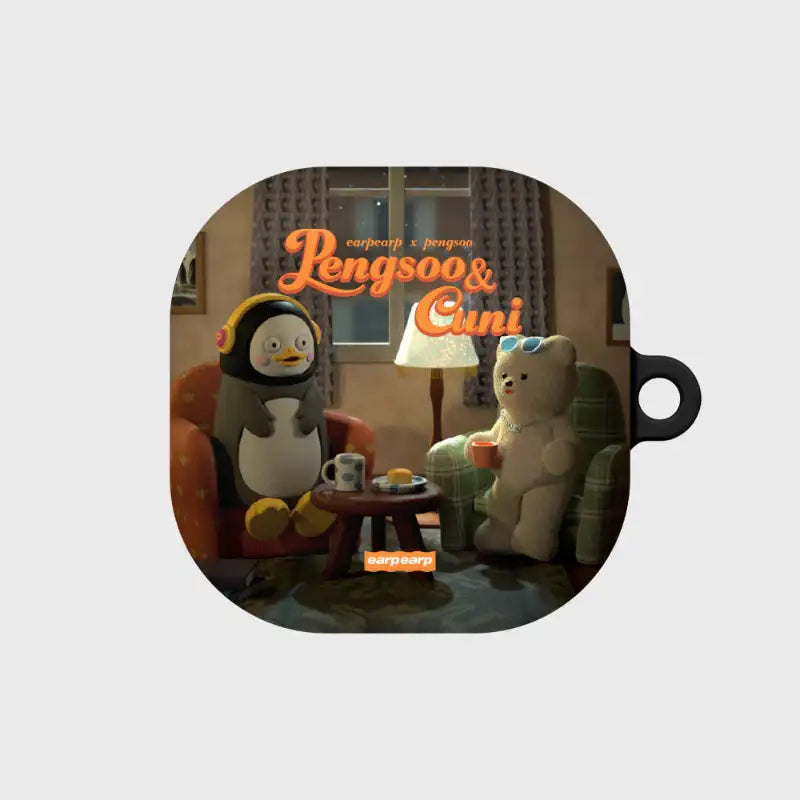 Earpearp x Pengsoo - Dinner Tea Time Buds/Buds Plus Hard Case (Brown ...