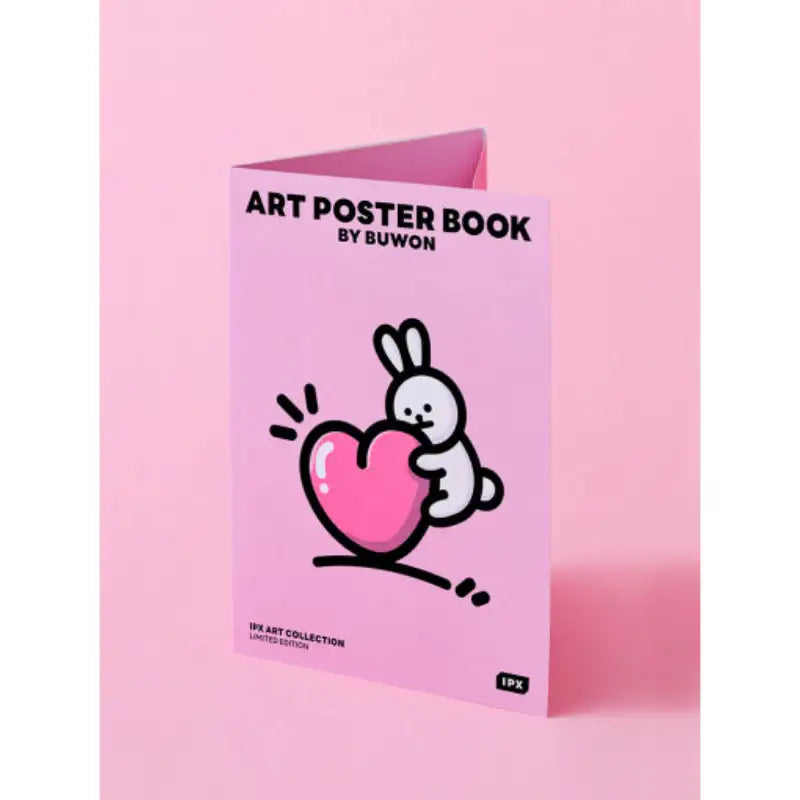 Line Friends - Buwon B.B.Rabbit Poster Book Set – Harumio
