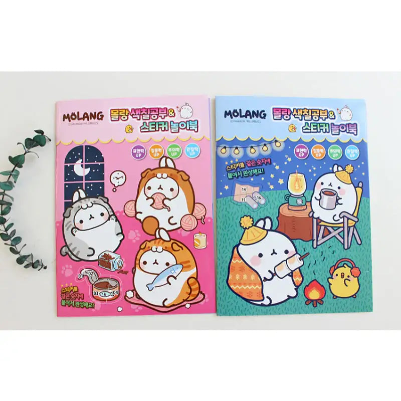 Molang - Coloring & Sticker Book – Harumio