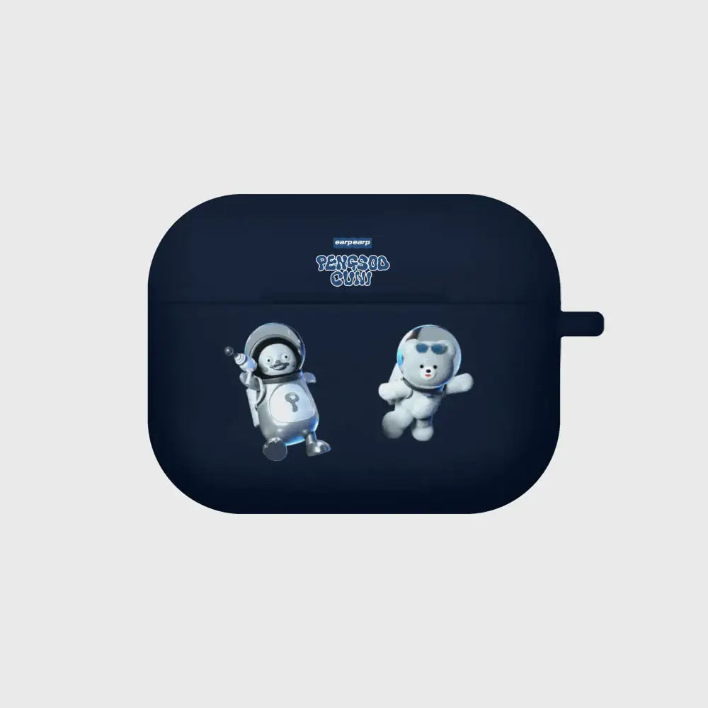 Earpearp x Pengsoo - Space Friends AirPods Pro Color Jelly Case (Navy ...